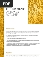 Annual Return - Bonus - FORM D | PDF