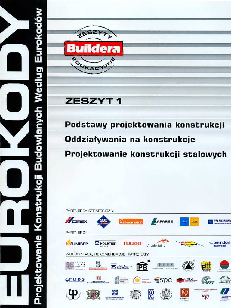 Zeszyt 1 Podstawy Projektowania Konstrukcji Oddziaływania Na