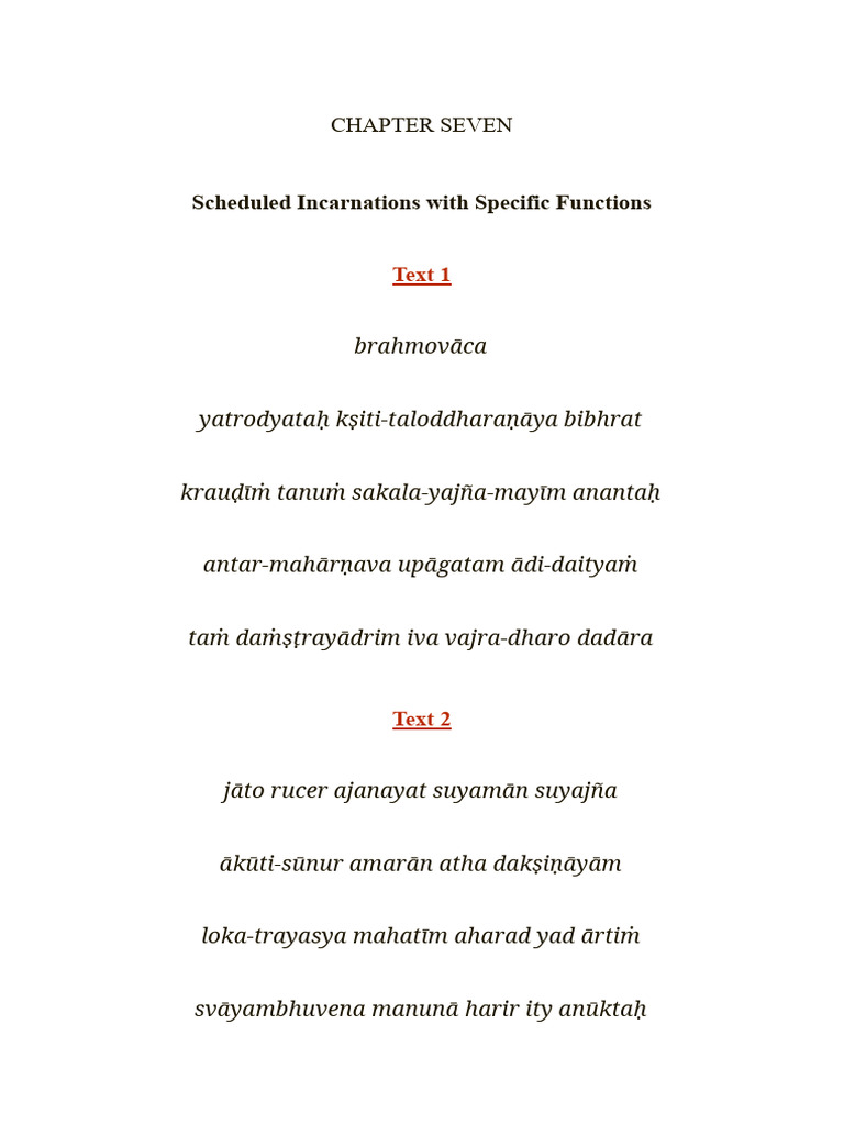 Chapter Seven Canto 2 | PDF