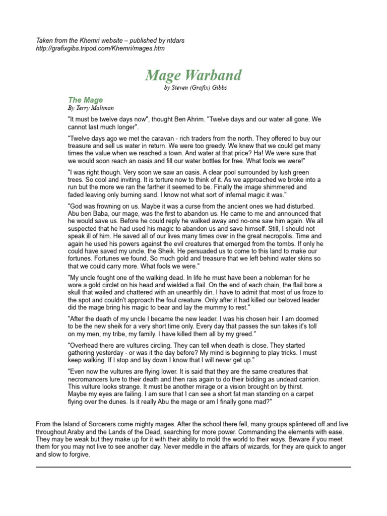 Mage | Download Free PDF | Magician (Fantasy)