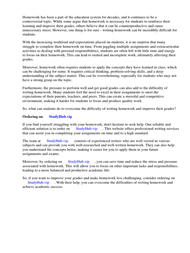 Does Homework Help Students Get Better Grades | PDF | Homework | Teachers