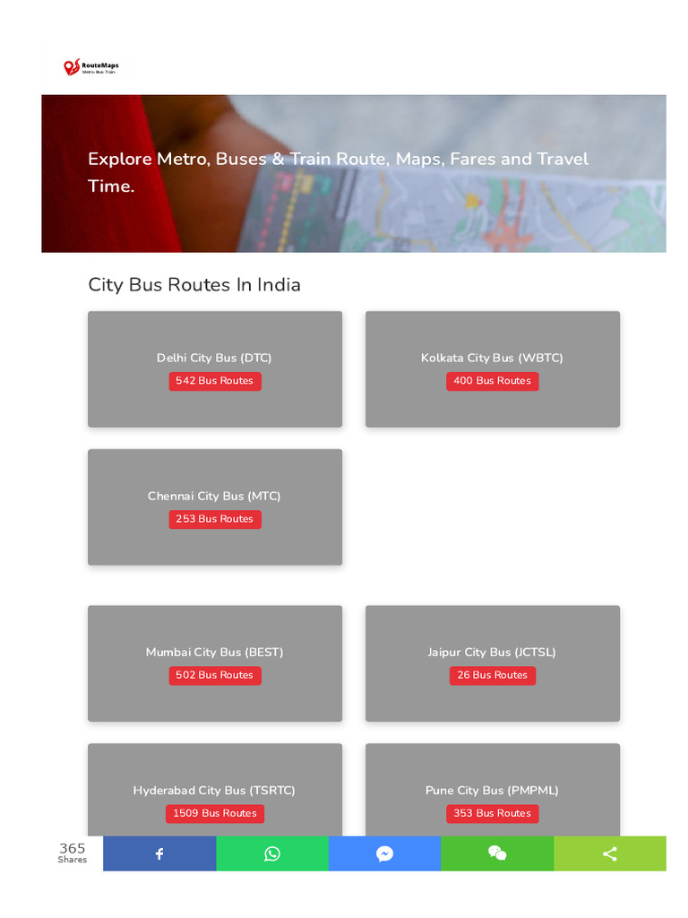 Routemaps Info ... | Download Free PDF | Transport | Public Transport