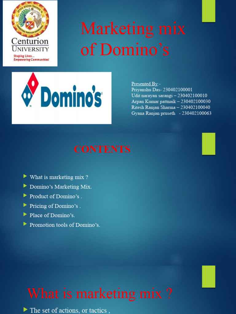 MM Company Project | PDF | Pizza | Marketing