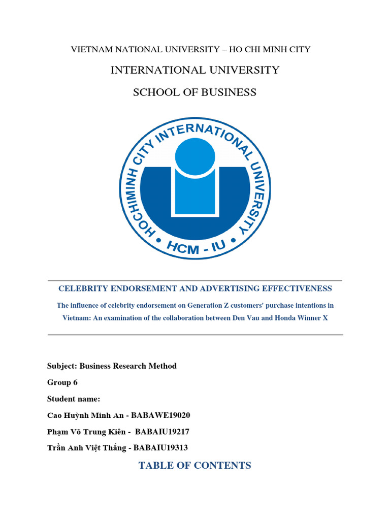 BRM Research Proposal | Download Free PDF | Credibility | Brand