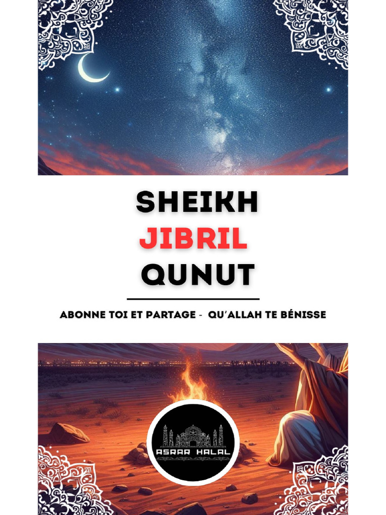 Qunut SHEIKH Jebril - Francais | PDF