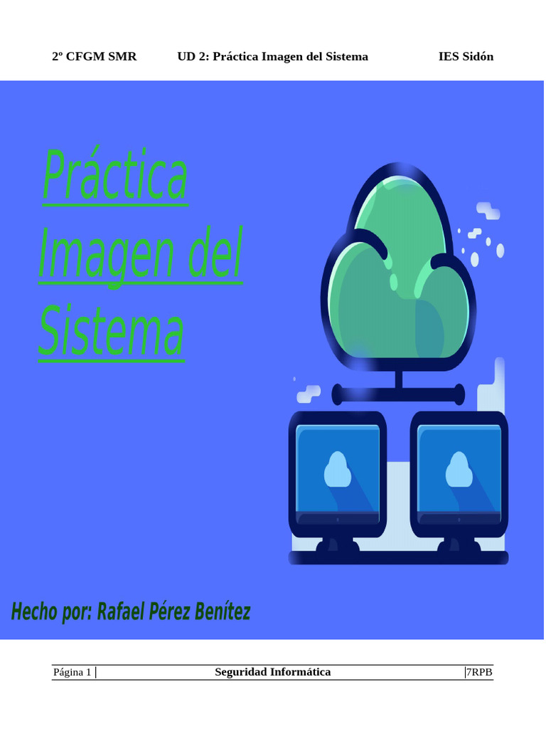 Práctica Imagen Del Sistema | PDF | Software | Informática