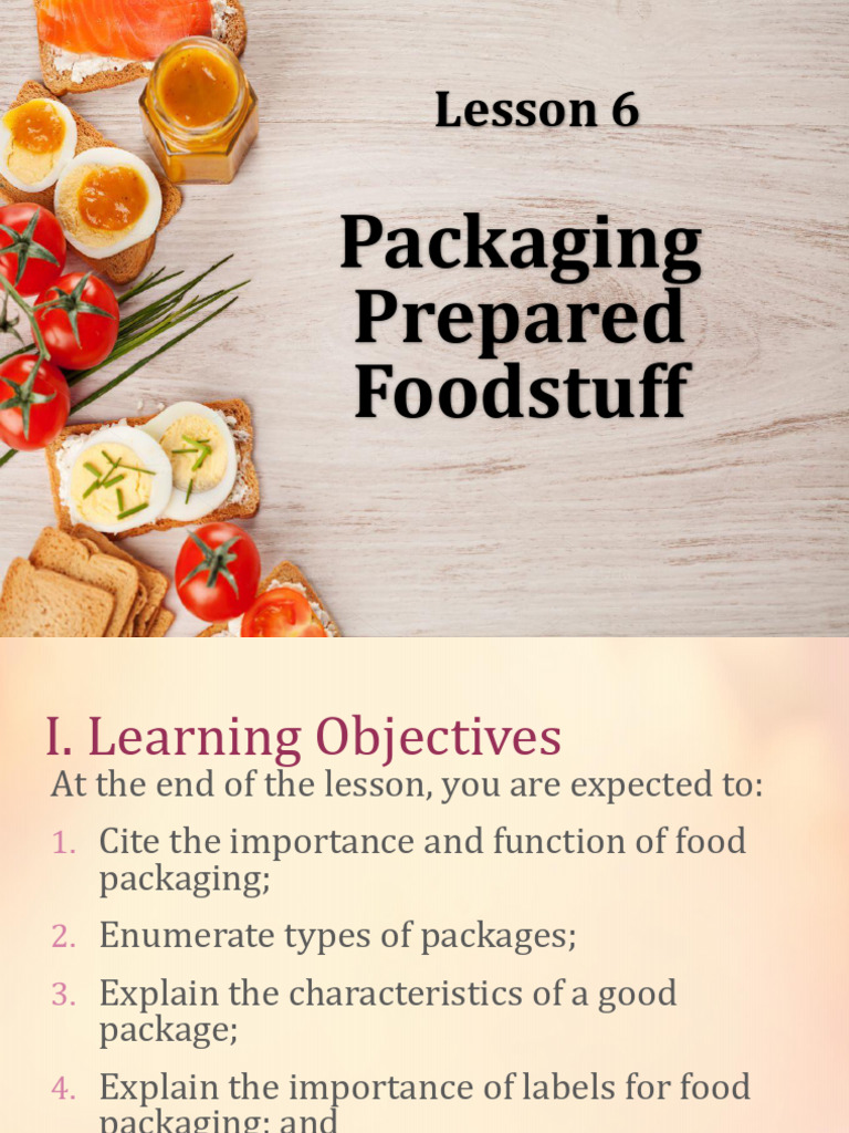 Group+5 +Packaging+Prepared+Foodstuff | PDF | Packaging And Labeling ...