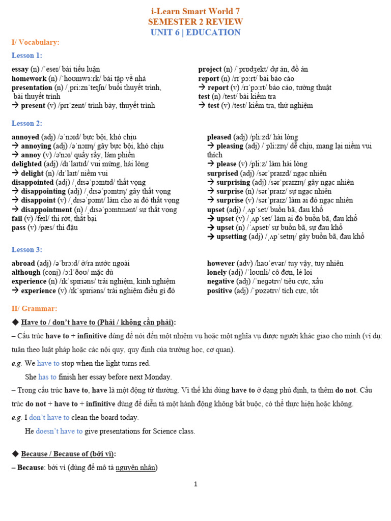Ta7 Isw - Semester 2 Review | PDF