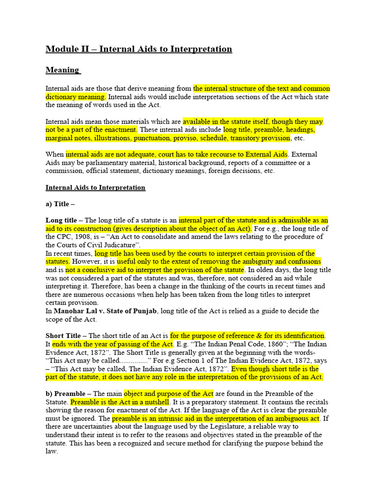 Module II | PDF | Governance | Constitutional Law