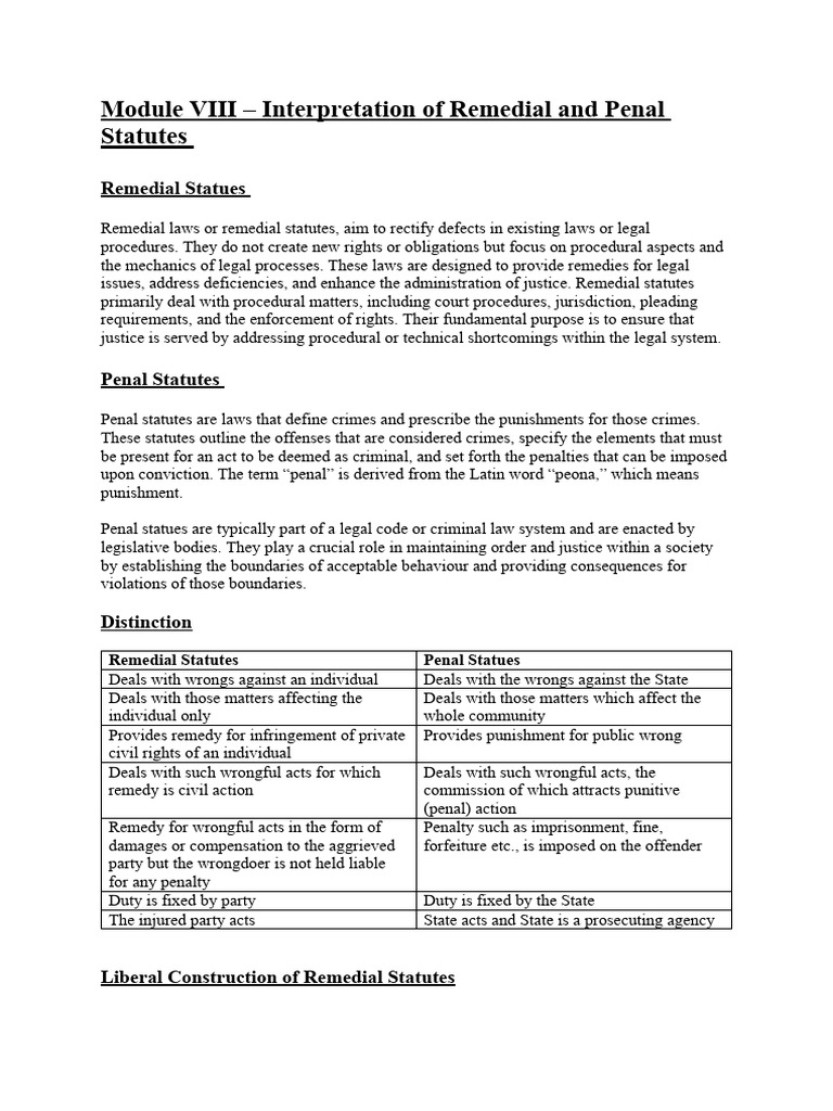 Module VIII | PDF | Criminal Law | Crimes