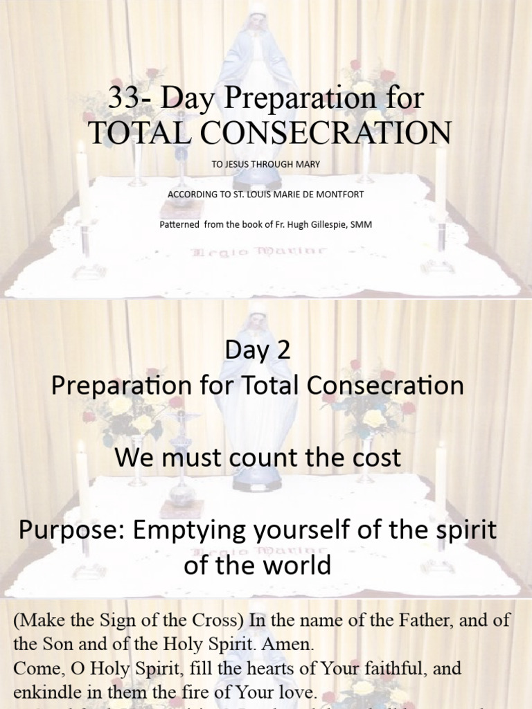 Preparation For Total Consecration Day 2 | PDF | Mary, Mother Of Jesus ...