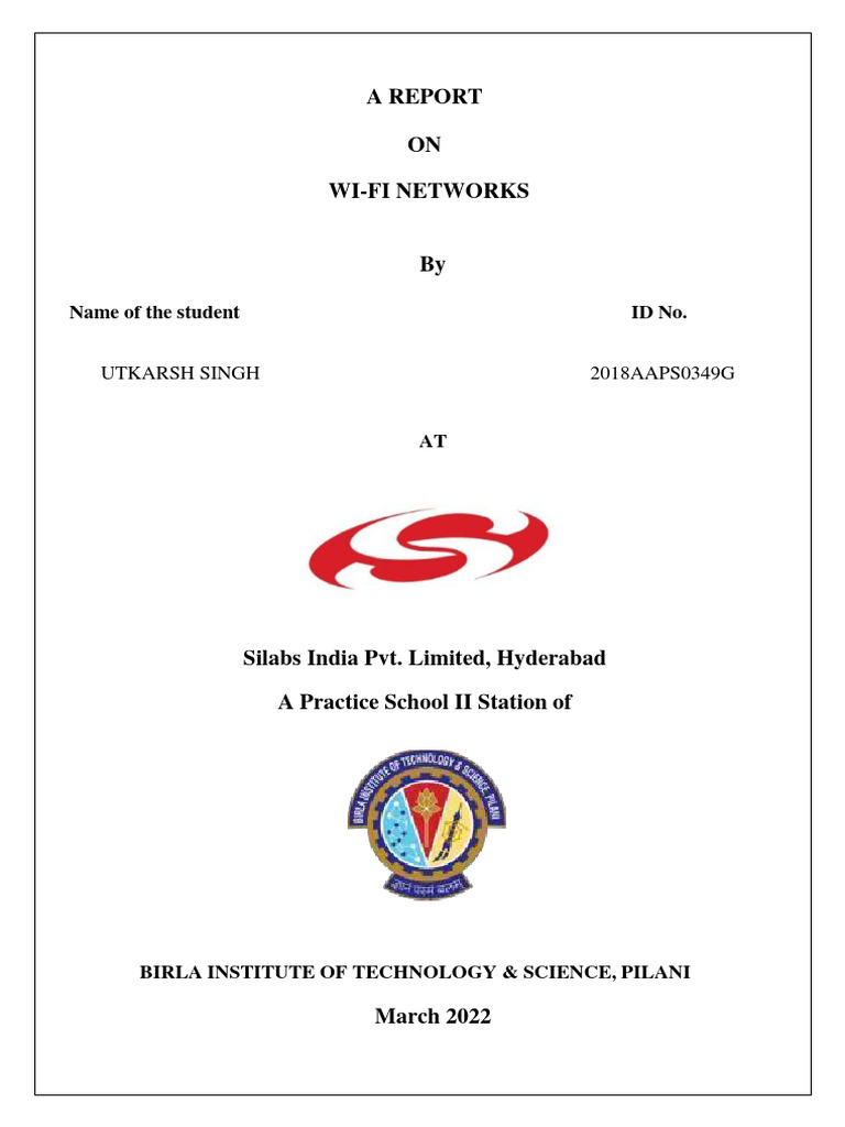 College Midsem Report | PDF | Ieee 802.11 | Wi Fi