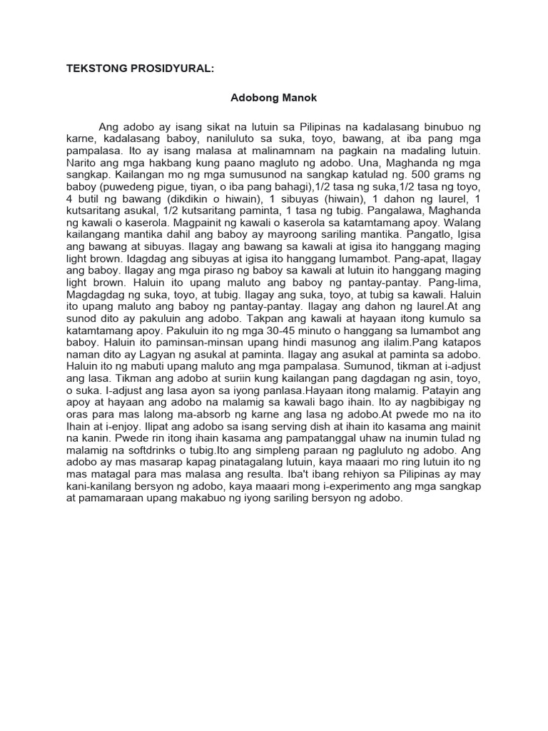 Tekstong Prosidyural | PDF