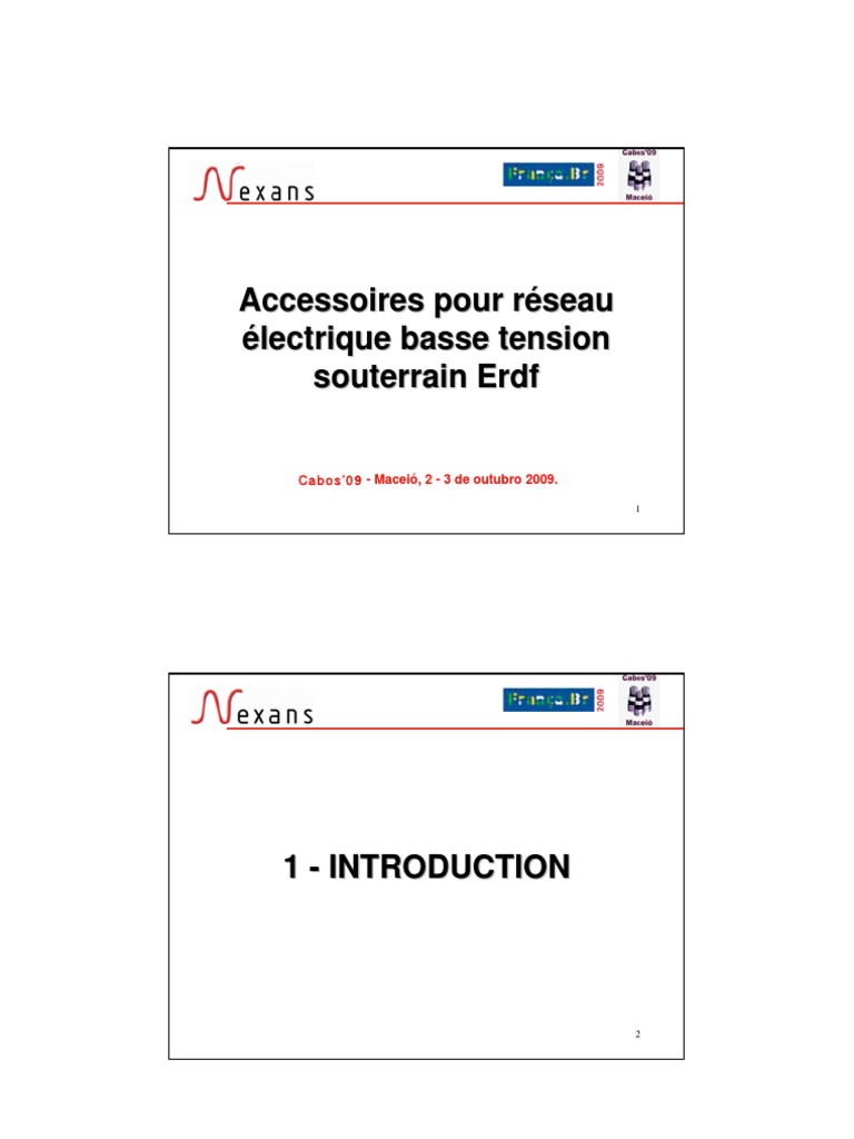 Nexans | PDF | Réseau électrique | Réseau de distribution électrique