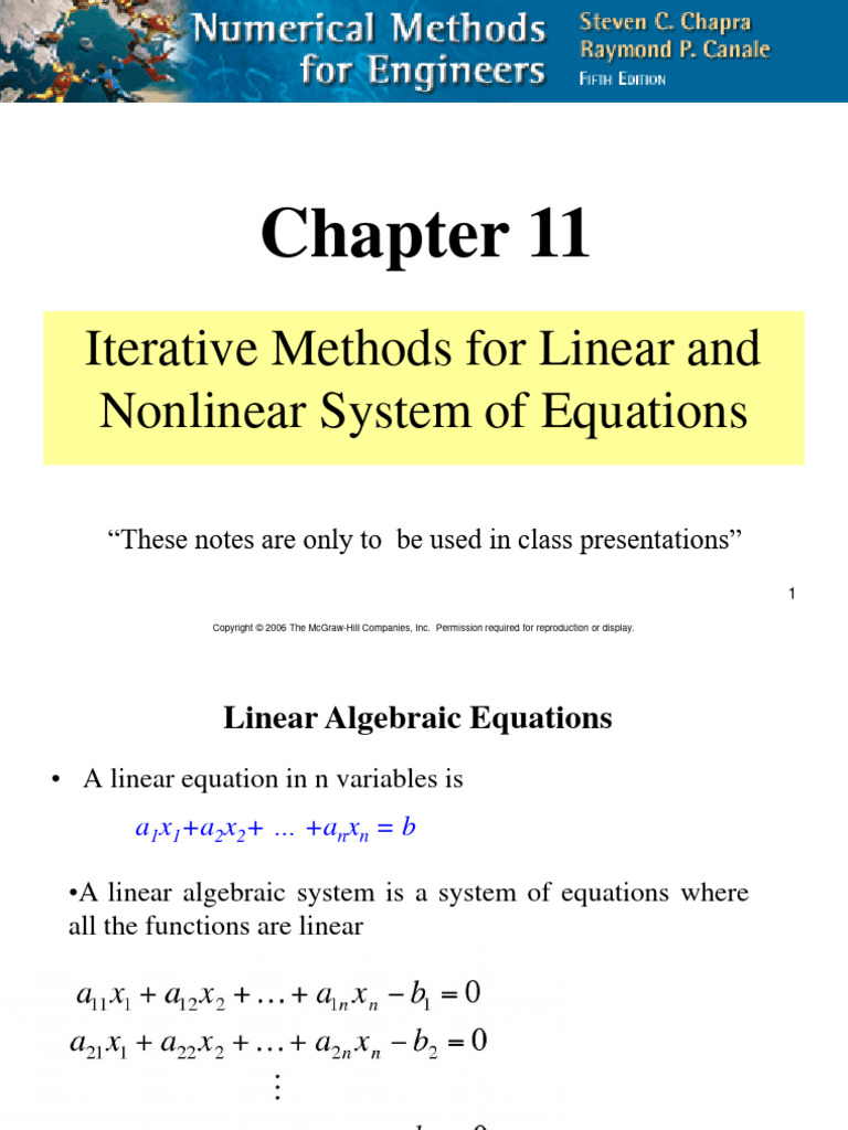 CH 11 1 | PDF | System Of Linear Equations | Matrix (Mathematics)