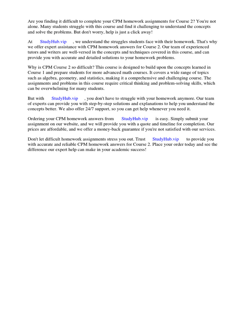 CPM Homework Answers Course 2 | PDF | Mathematics | Geometry