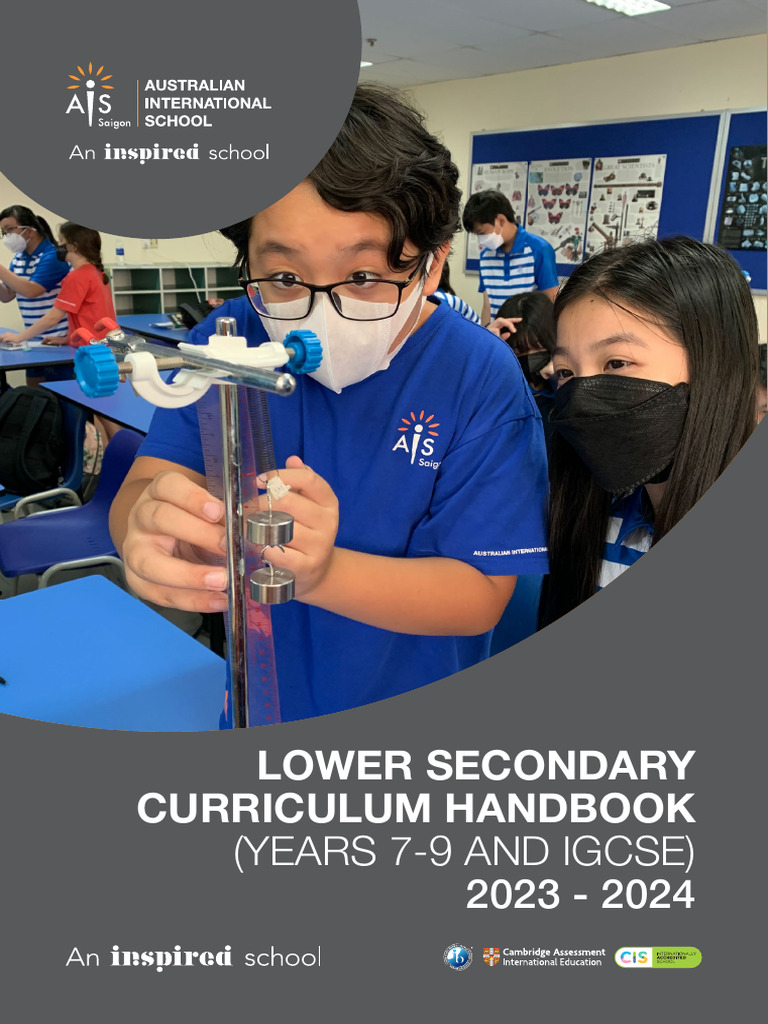 Lower Secondary Curriculum Handbook 2023-2024 | PDF | English As A Second Or Foreign Language ...