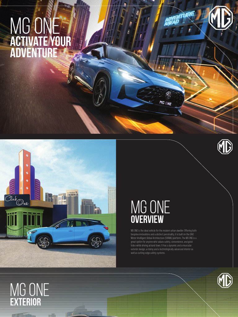 mg_one_brochure_english | PDF | Motor Vehicle | Automotive Technologies