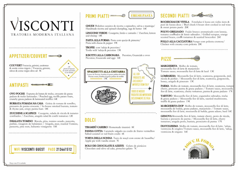 Menu Visconti (1) (2) Final | PDF