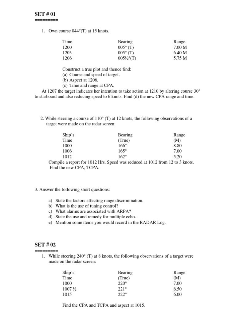 ROC-O Written QUESTION 2019 | PDF | Radar | Microwave Technology