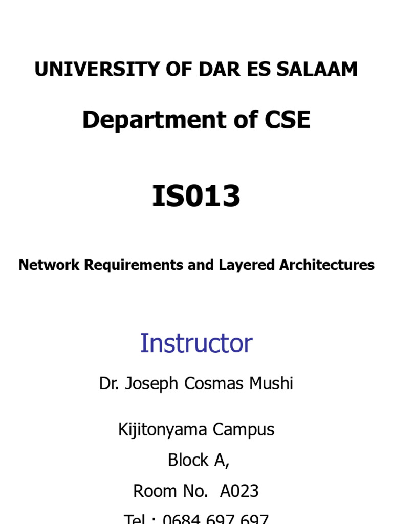 Lecture 03 - Network Requirements and Layered Architectures | PDF | Computer Network | Internet ...