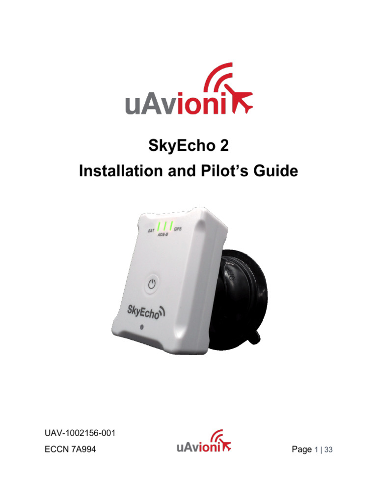 SkyEcho User and Installation Guide | PDF | Wi Fi | Electronics