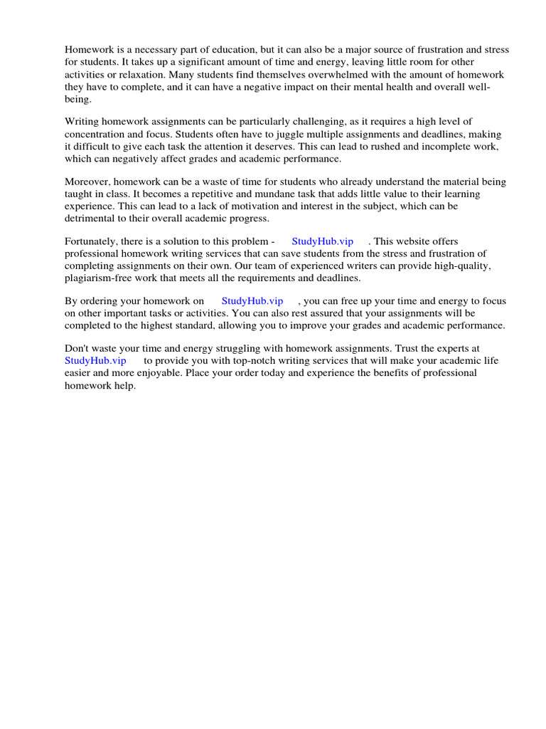 Homework Waste Your Time | PDF | Homework | Teachers