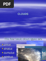 Types and Formation of Clouds | PDF | Cloud | Rain