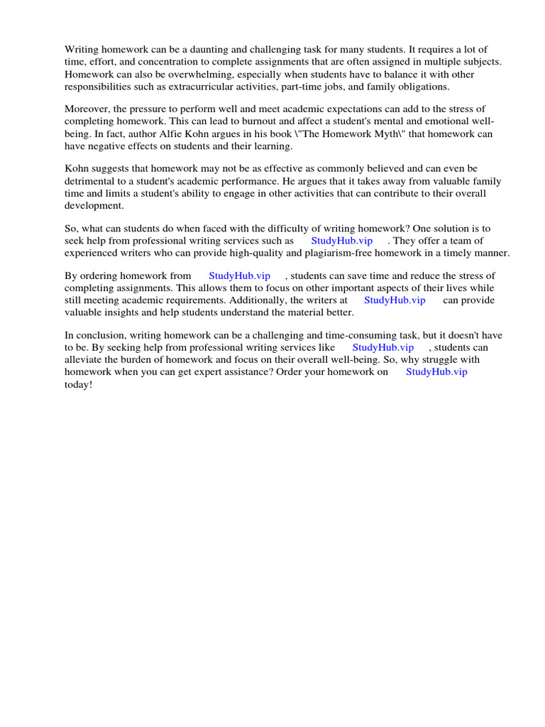 Alfie Kohn Author of The Homework Myth | PDF | Homework | Learning