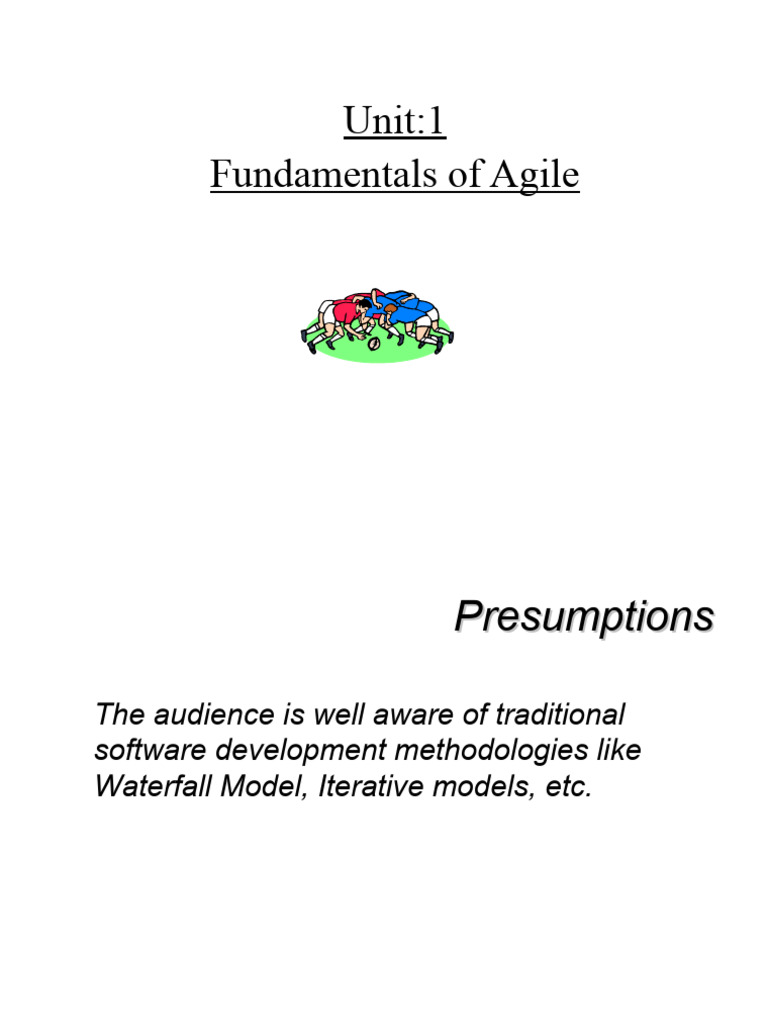 Unit 1 | PDF | Agile Software Development | Scrum (Software Development)