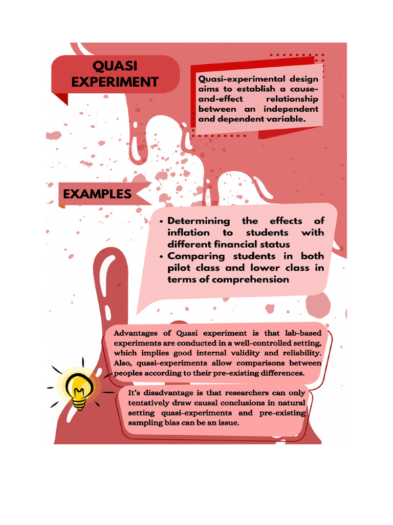 Types of Experiment | PDF