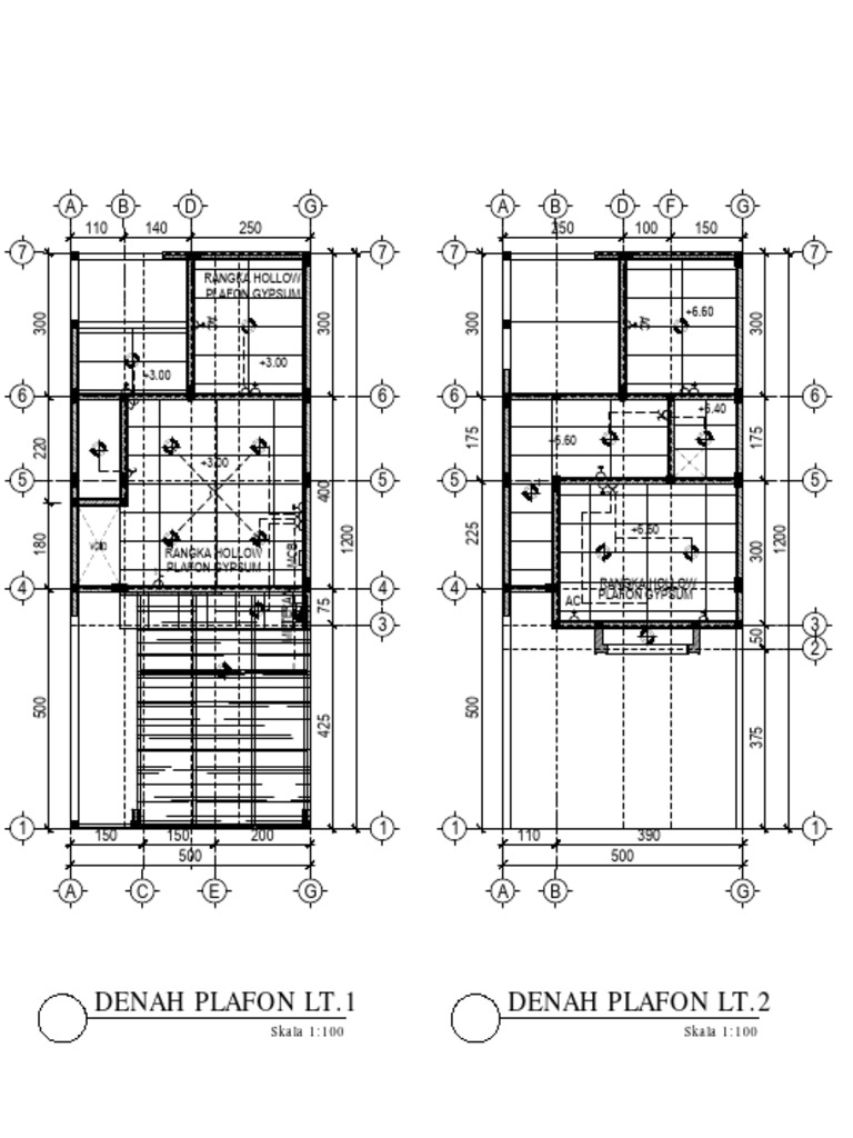Denah Plafon Dan Listrik | PDF