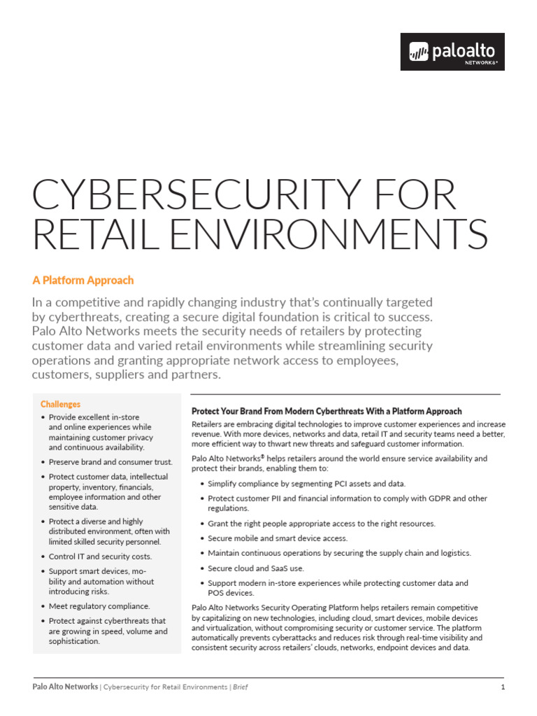 Enterprise Security Platform Retail | Download Free PDF | Security ...