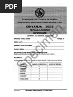 Nyanja Language Phrasebook Guide | PDF | English Language | Linguistics