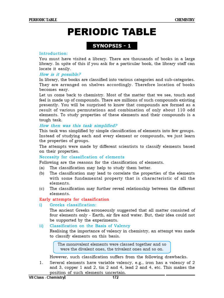PERIODIC TABLE | PDF | Periodic Table | Transition Metals