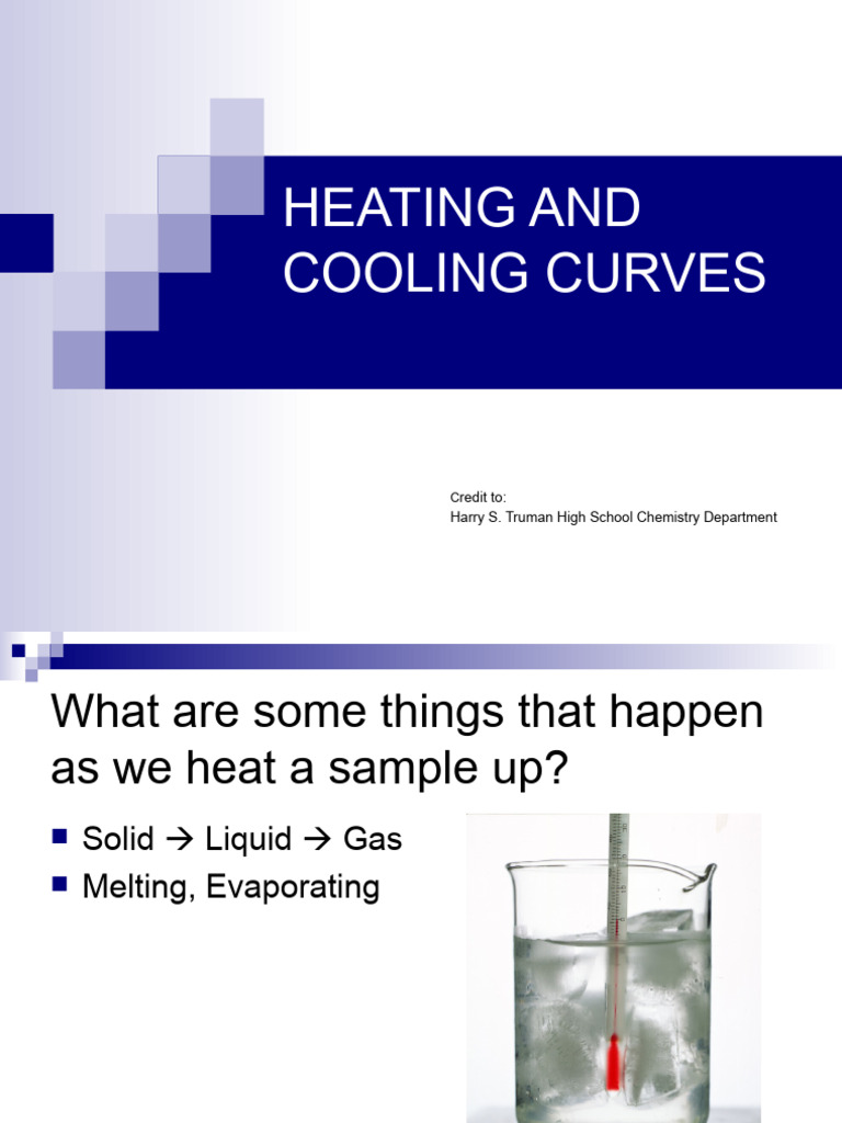 Heating and Cooling Curves | PDF