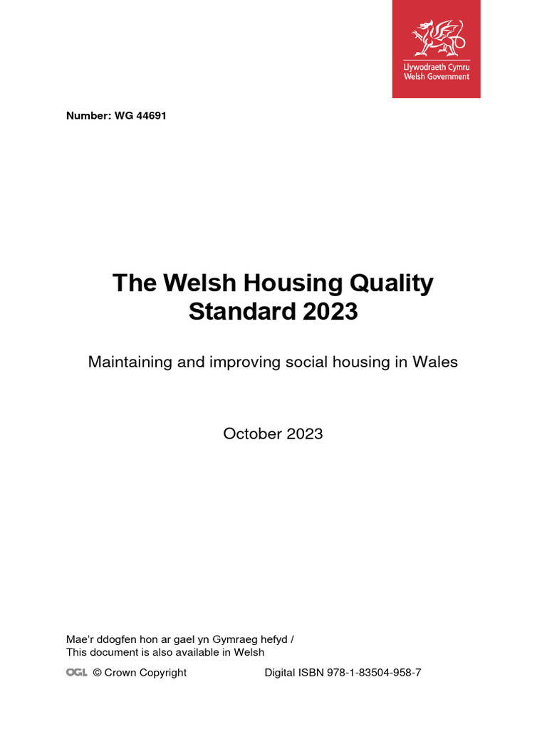 Welsh Housing Quality Standard 2023 1 | PDF | Combustion | Fuel Oil