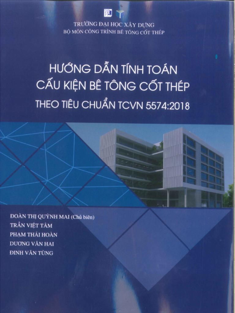 Hướng Dẫn Tính Toán Cấu Kiện Btct Theo Tcvn 5574 - 2018 | PDF