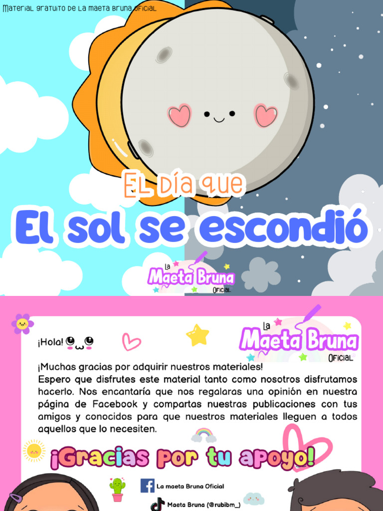 Cuento El Día Que El Sol Se Escondió | PDF | Eclipse solar | Dom