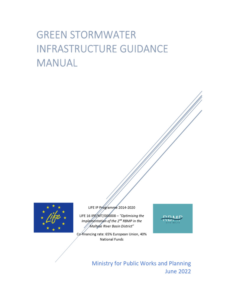 Green Stormwater Infrastructure Manual | PDF | Stormwater | Surface Runoff