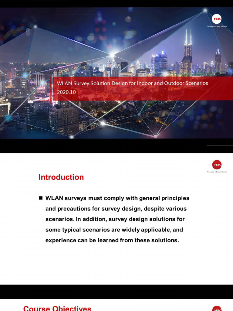 06_WLAN Survey Solution Design for Indoor and Outdoor Scenarios_II | PDF | Wireless Lan ...