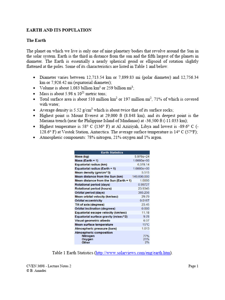 earth_0 | PDF | Earth | Water