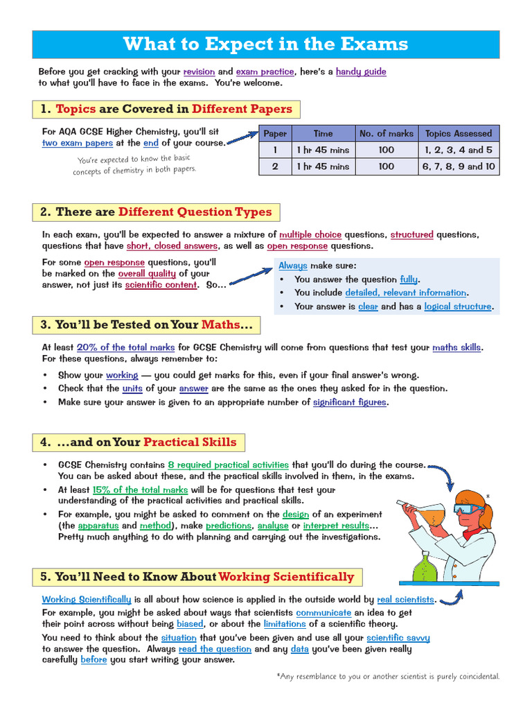 GCSE Chemistry Exam Preparation Guide | PDF | Multiple Choice | Cognition