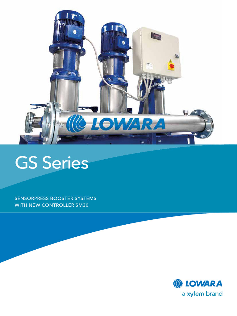 GS Series Booster Sets Overview | PDF | Pump | Relay