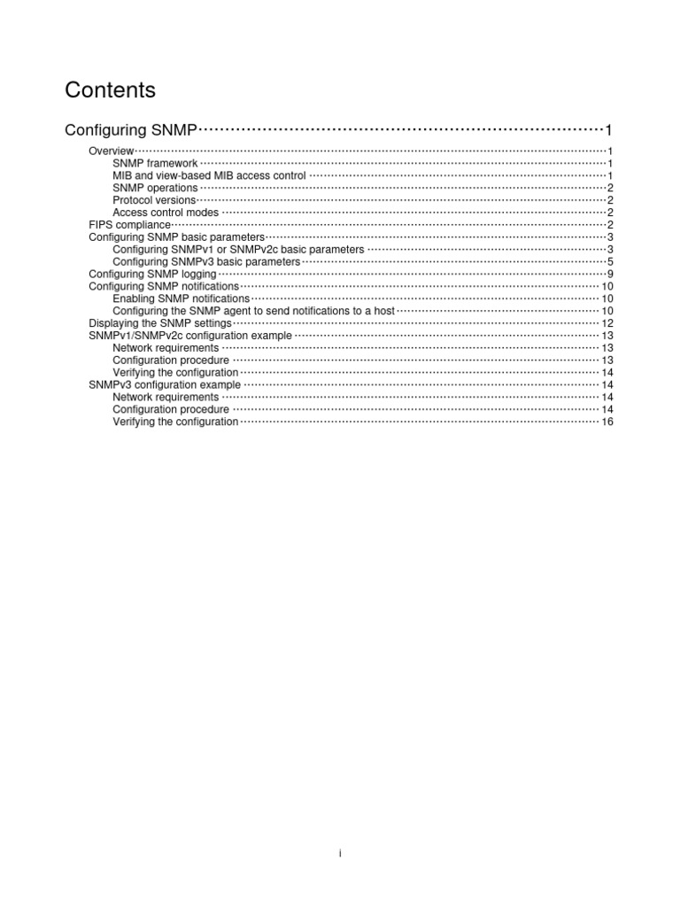 22 SNMP Configuration | PDF | Computer Data | Information Technology
