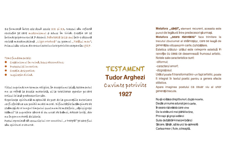 Tudor Arghezi | PDF