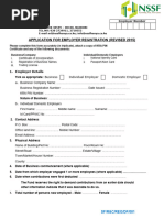 NSSF Registration Card Template | PDF
