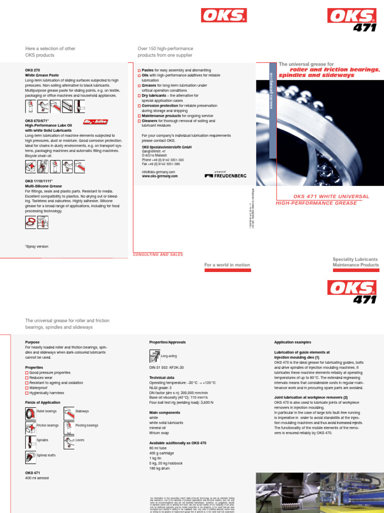 Oks 471 | PDF | Lubricant | Bearing (Mechanical)