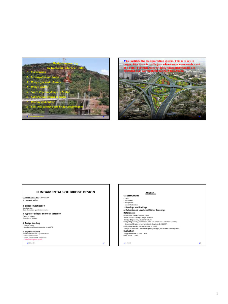 Chapter 1 Introduction [Compatibility Mode] | PDF | Bridge | Beam (Structure)