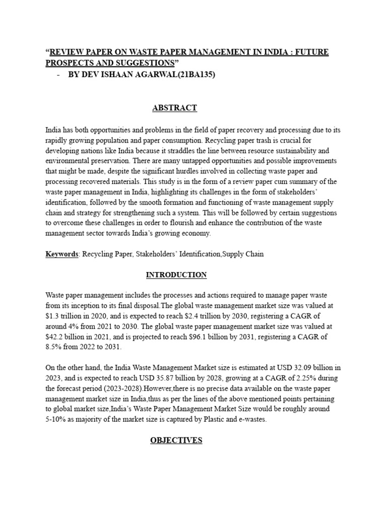 Environmental Economics Assignment | PDF | Waste Management | Waste